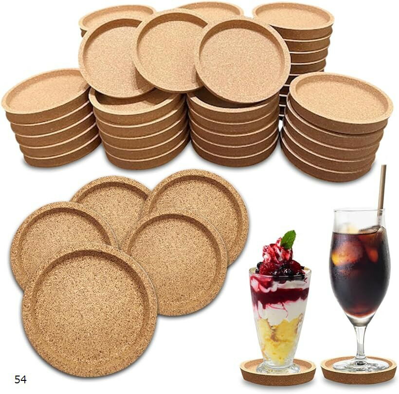 バリエーションコード : 2bjoy9lgy5商品コード2bjoyy6wt8商品名コルク コースター 木製 コルクシート 丸 大 厚め 無地 業務用 セットブランドWinJapanサイズ等54枚「おしゃれな皿型」木のぬくもりを感じる、優しい...
