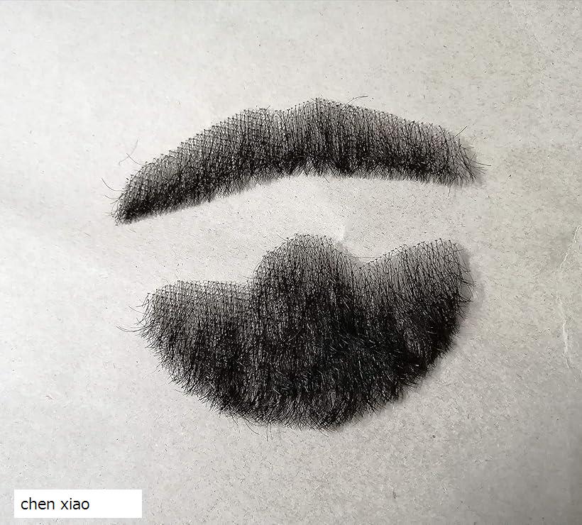 バリエーションコード : 2b8q24g64s商品コード2b8lh45804商品名付け髭 ひげ 口髭 人毛 1枚 chen xiaoブランドALISY1、メッシュ網目付け髭 ひげ 口髭 人毛 ウィッグ 髪製髭 手作り本物 付け髭 ひげ 口髭...