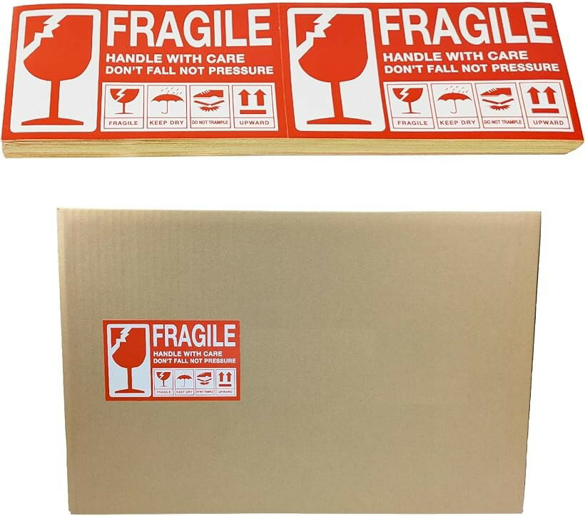 バリエーションコード : 2bu45x5px3商品コード2bu45duqwp商品名取扱注意 われもの注意 シール Fragile ワレモノ注意 梱包ラベル 壊れ物 荷札シールブランドBoonoカラーレッドサイズ等15x9cm，200枚「取扱...