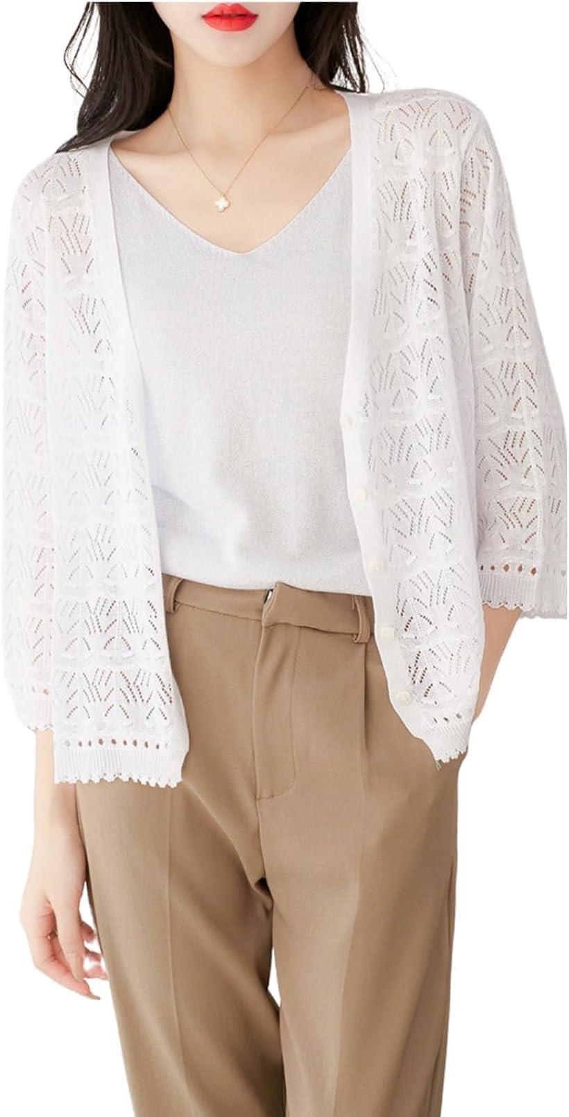 商品コード2bjncwfnv3商品名レースカーディガン レディース 夏 薄手 トップス シースルー レース シアー カーデガン 七分袖 uvカット ボレロ 羽織ブランドDep Clubカラーオフホワイトサイズ等Free Size「商品の概要...
