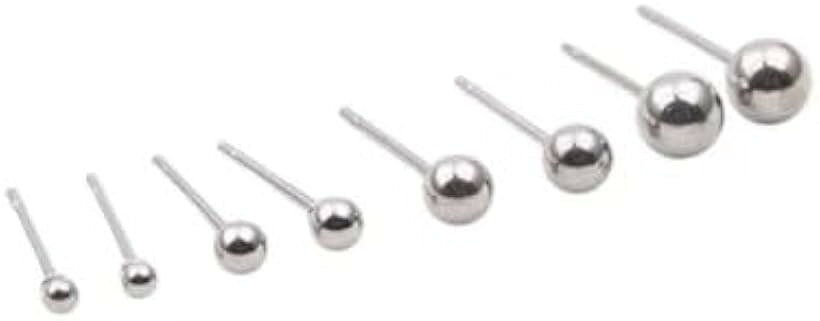 商品コード2bu65srikd商品名ボールピアス 8点セット ファーストピアス 軟骨 シンプル 両耳 2mm 3mm 4mm 5mm ステンレス素材 複数着け セット品 金属アレルギー対応 丸玉ブランドAREUMカラーシルバーサイズ等中「迷...
