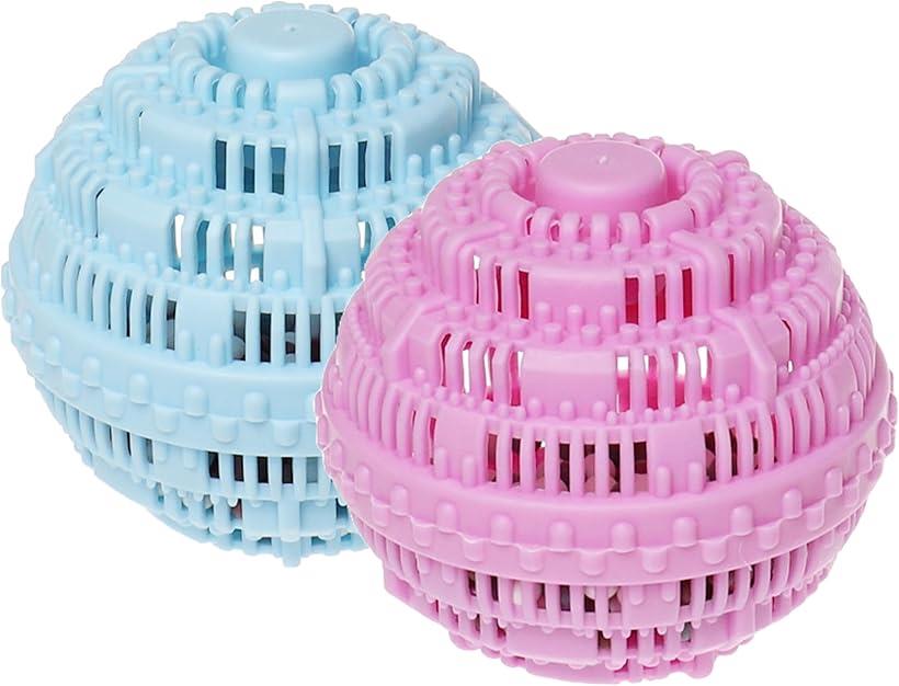 商品コード2b93jogd8u商品名洗濯ボール ランドリーボール 2個セット 絡まない 洗剤不要 ほこり取り 髪の毛 ペットの毛 洗濯機用 ドラム式対応ブランドAnMISTカラーレッド、ブルーサイズ等10cm「絡まない＆強力キャッチ。洗濯ボ...