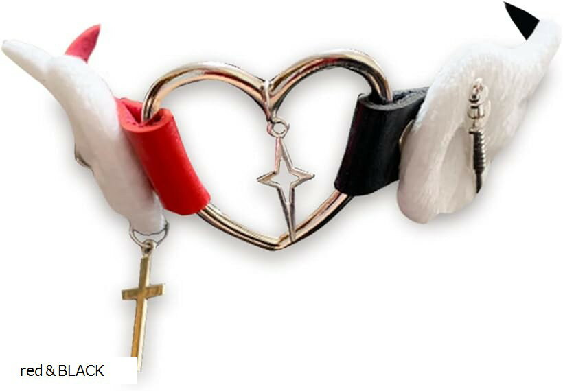 バリエーションコード : 2bjfxlwgsx商品コード2bjfohktcq商品名地雷系 アクセサリー 天使の羽ネックチョーカー サブカル地雷 サブカルブランドMISTYLE2017カラーred＆BLACK量産型・地雷系やサブカルファッショ...