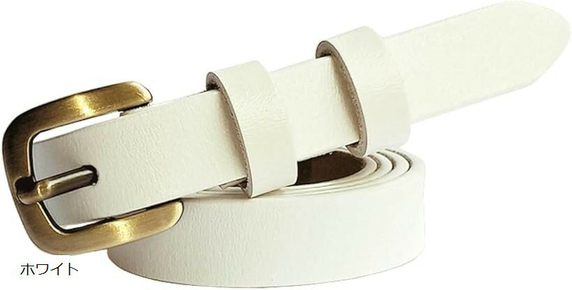 バリエーションコード : 2bukg0fhf8商品コード2bukg28q36商品名レディース ベルト 本革 細め 牛革 レザー シンプル＆上品 カジュアル・ビジネス両用 スーツ ワンピース 長さ調節可ブランドgrooblueカラーホワイトサ...