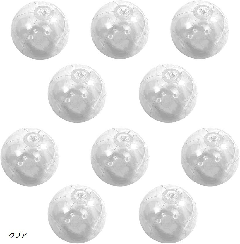 バリエーションコード : 2bry34dxtt商品コード2bry3fupii商品名ビーチボール 30cm クリアタイプ 透明 水遊び プール 海 レジャー 軽量 10個セットブランドシャンディニー(Chandeny)カラークリア「30cmビ...
