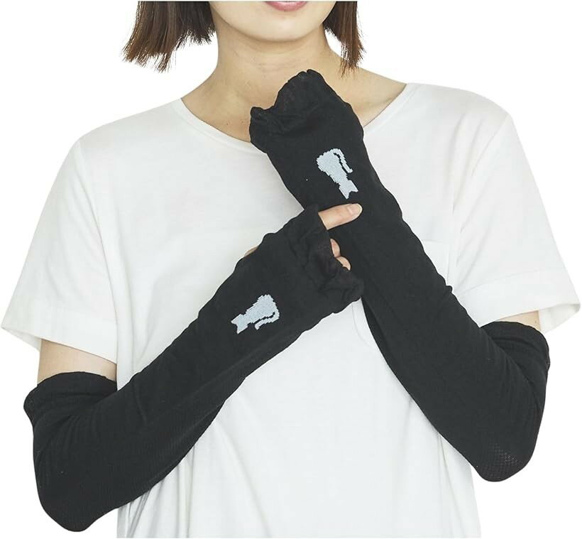 バリエーションコード : 2brpjkc3fv商品コード2brpj9y2rv商品名エンプティオ ワンポイント ネコ イラスト アームカバー メッシュ 袖広め ふわふわ レディース ガーデニング uvカット 日焼け対策 通気性 運転 夏用 ニ...