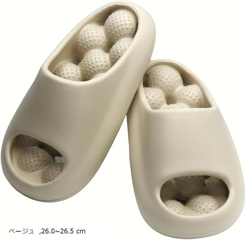 バリエーションコード : 2b9ph212tp商品コード2bur9hhdvy商品名健康サンダル スリッパ 室内外履き 足つぼ ソフト 痛くないブランドDeerLuxeカラーベージュサイズ等26.0～26.5 cm「商品の特徴とメリット」 マ...