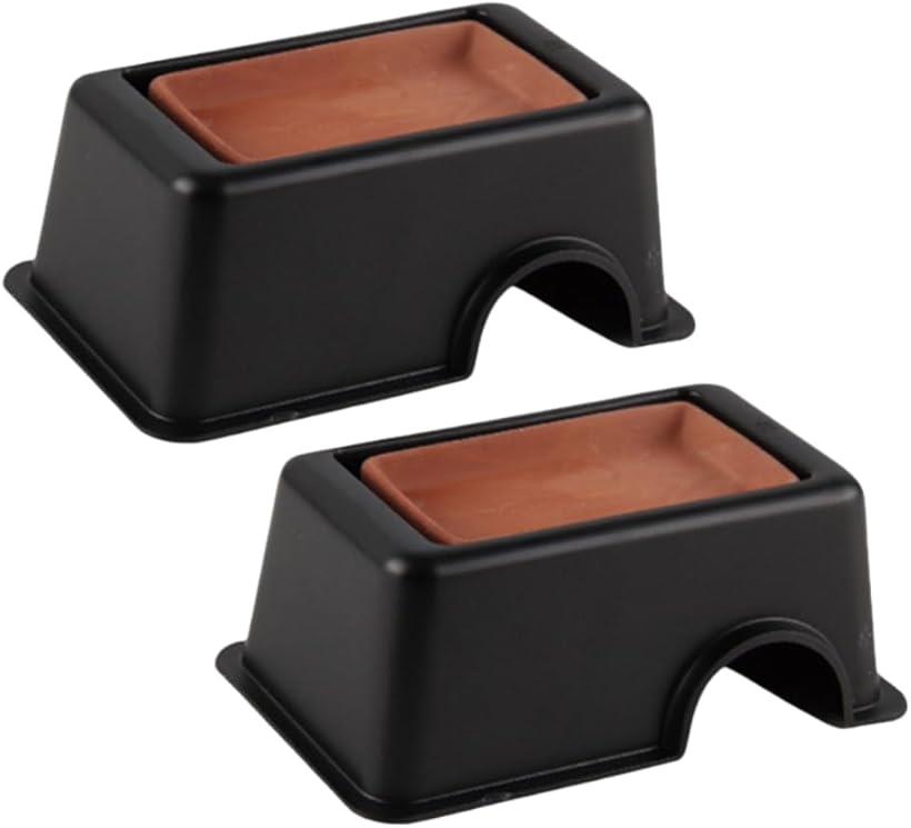 商品コード2buk9knc1n商品名爬虫類 レオパ トカゲ カナヘビ シェルター スドー ウェットシェルター 2個セットブランドideamallカラーブラック「湿度管理が簡単」水を注ぐだけで湿度調整完了。手間なく快適な飼育空間を実現。「ペッ...