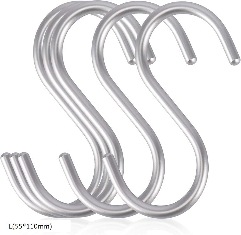 バリエーションコード : 2b6l6ol85g商品コード2b6l6wik3p商品名labato S字フック Sじフック S字 汎用フック Sカン 耐荷重15kg 5枚セット エスフック 吊り下げ カーテンかけ 小物掛け 落ちない おしゃれ ...