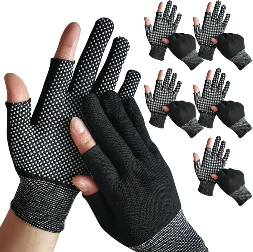 商品コード2busgkcg53商品名指出し手袋 作業用 軍手 滑り止め 2本指 薄手 指なしグローブ スマホ タッチパネルブランドI'm so happyカラーブラックサイズ等L「2本指出しで作業効率UP」親指と人差し指の指先をカットした、...