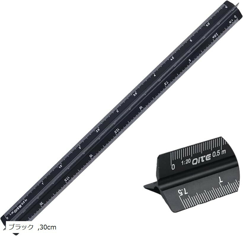 バリエーションコード : 2bukw66wfv商品コード2bukwusohf商品名アルミ合金 三角スケール 縮尺定規 小規模ブランドlulubelleカラーブラックサイズ等30cm「多パターンの縮尺目盛り」 小規模「1/20 1/25 1/...