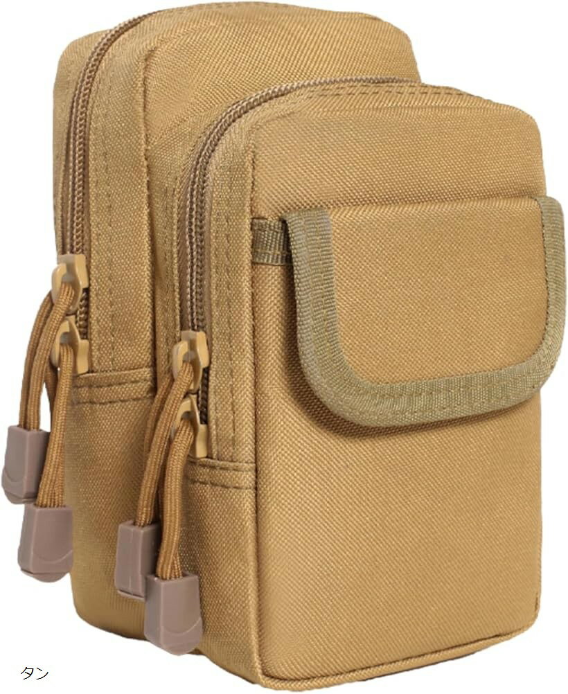 バリエーションコード : 2bu15grt8n商品コード2bu15s2psc商品名ベルトポーチ タクティカルポーチ 3ポケット サバゲー用 MOLLE対応 ユーティリティ ベルト/リュック装着 大口ジッパーブランドMILQUESTカラータン...