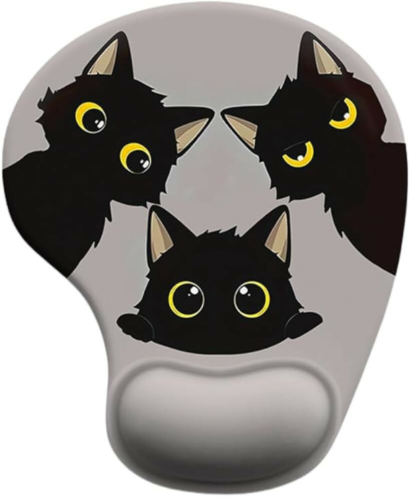 バリエーションコード : 2brcsrdjhv商品コード2brcsku22j商品名猫型 マウスパッド リストレスト付き 低反発 手首サポート 滑り止め デスクワーク用 かわいい 猫デザイン 6種類ブランドKIDSMALカラーベージュ（トリオ...
