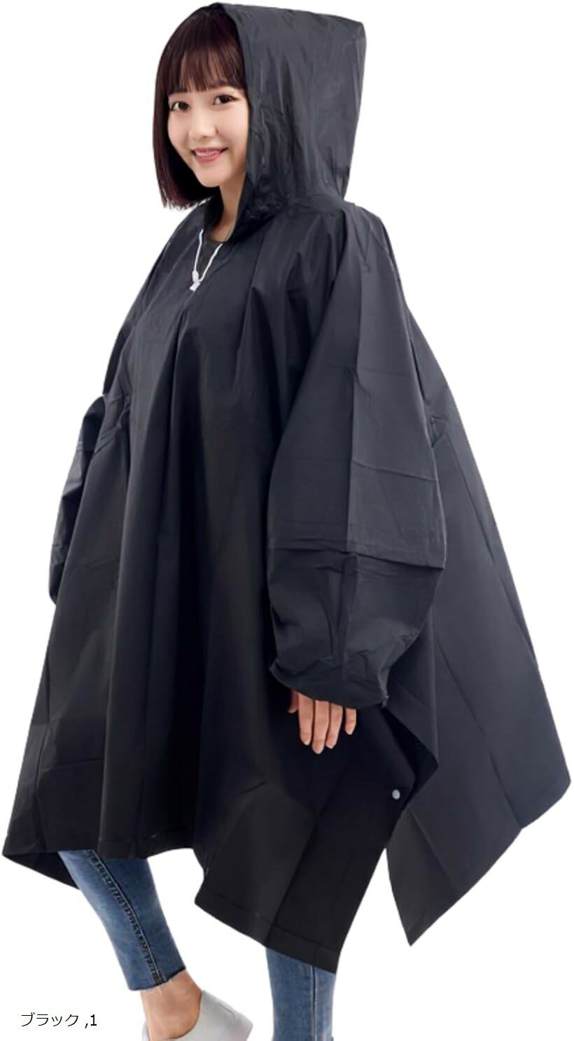 バリエーションコード : 2bucuyxpn0商品コード2bucutph1u商品名レインポンチョ 袖付き EVA素材 ポンチョ メンズ レディース 学生 高校生 自転車用レインコート リュック対応 通勤通学 防災グッズ 大人用 フリーサイズ...