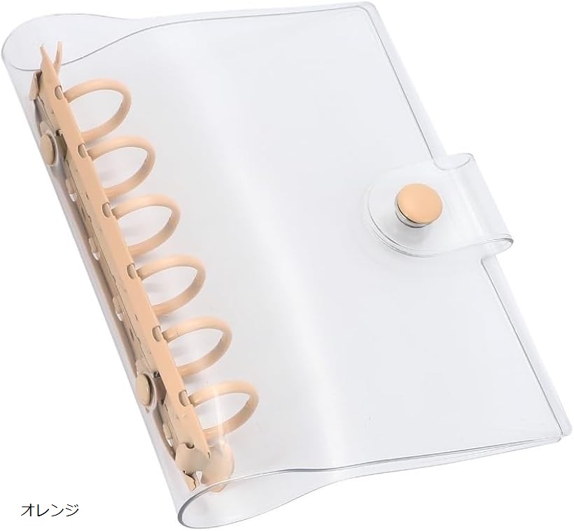 バリエーションコード : 2bucnutrfv商品コード2bucnj15j5商品名シール帳 透明 A7 6リング ミニ6 クリア バインダーカバー 防水 ボタン付きブランドJP Numberカラーオレンジ「おしゃれなデザイン」透明カバーとパ...