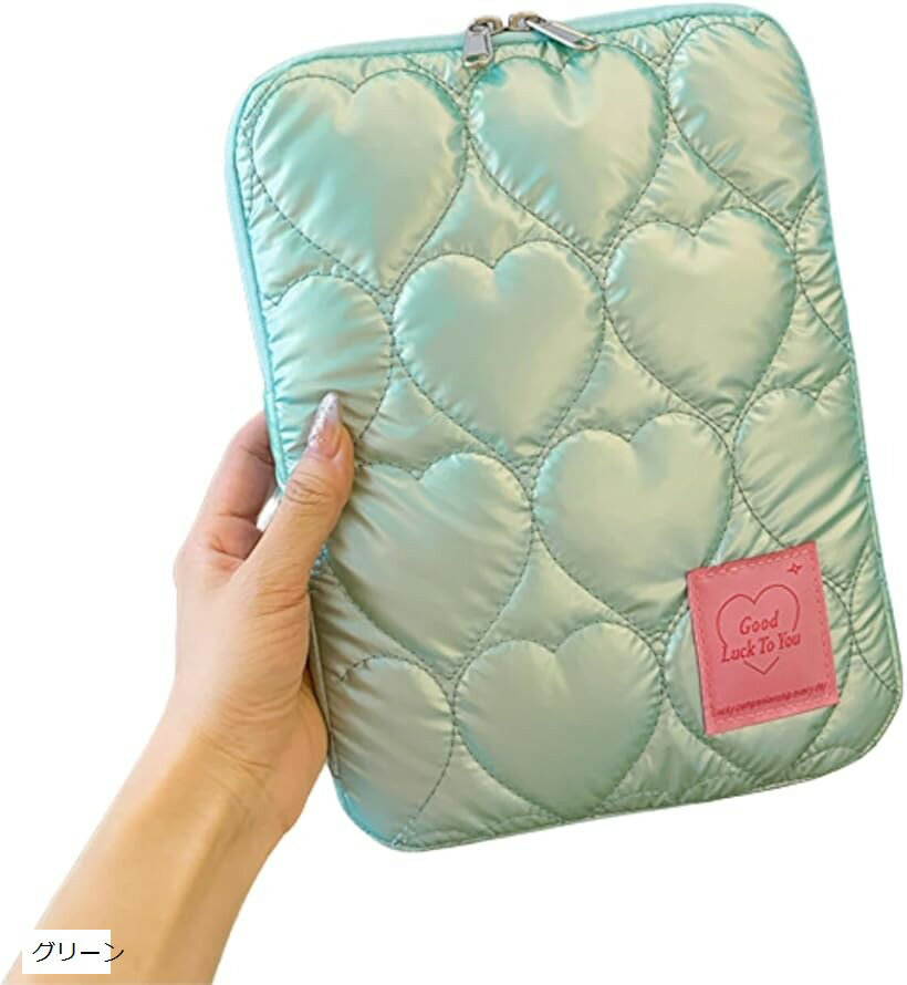 バリエーションコード : 2buoxr9jf3商品コード2bu4gorjof商品名パソコンケース ハート柄 韓国風デザイン タブレット ノートPC iPad 収納対応 レディース おしゃれブランドSunny Glowカラーグリーン「韓国風デ...