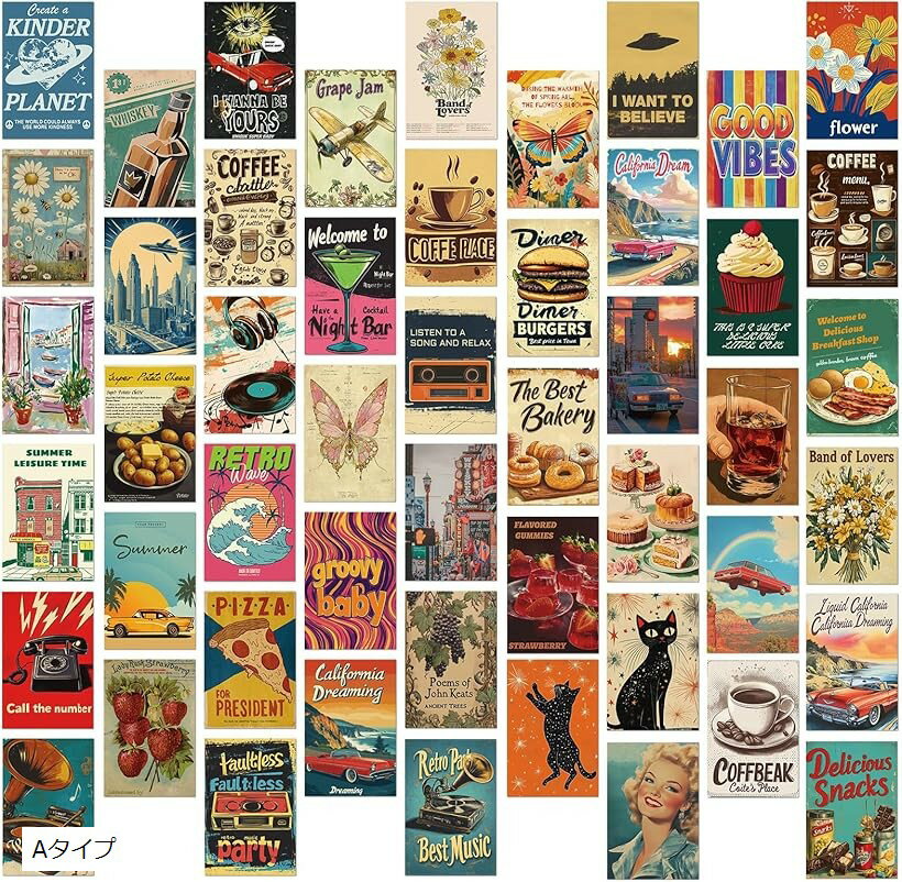 バリエーションコード : 2brhir4o83商品コード2brhi9ppw0商品名オシャレ かわいい ポストカード 50種セット E1052ブランドEDEN（エデン）カラーカラフル［A］サイズ等15x10cmオシャレでかわいいデザインのポス...