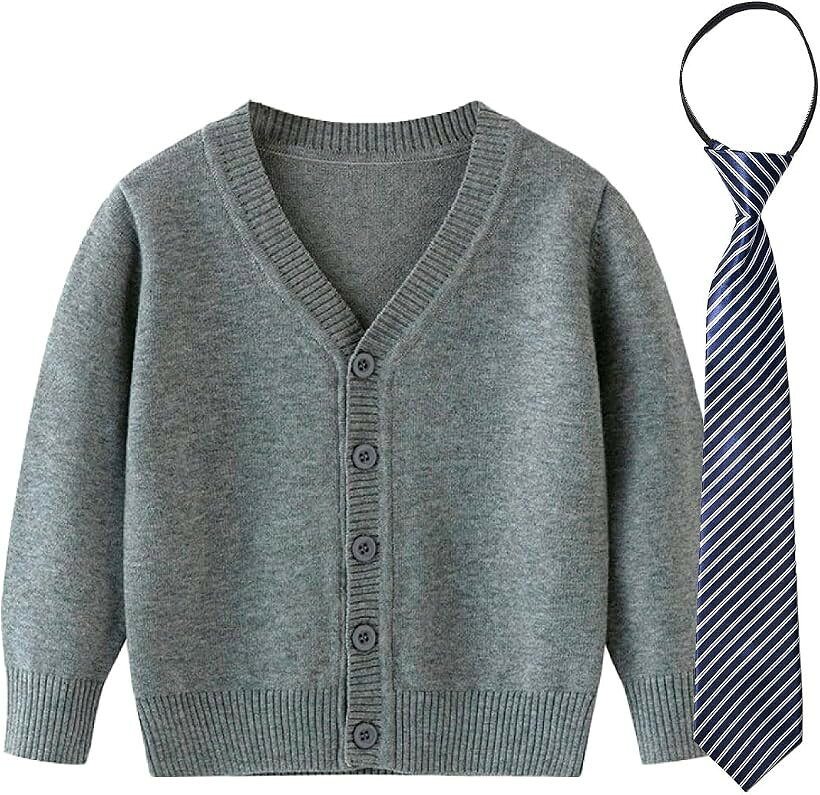 バリエーションコード : 2bu0142jlp商品コード2bu0o9o589商品名キッズカーディガン 女の子 男の子 ネクタイorリボンタイセット 子供服 Vネック セーターブランドしあわせ倉庫カラーグレー ネクタイサイズ等110「行事の主...