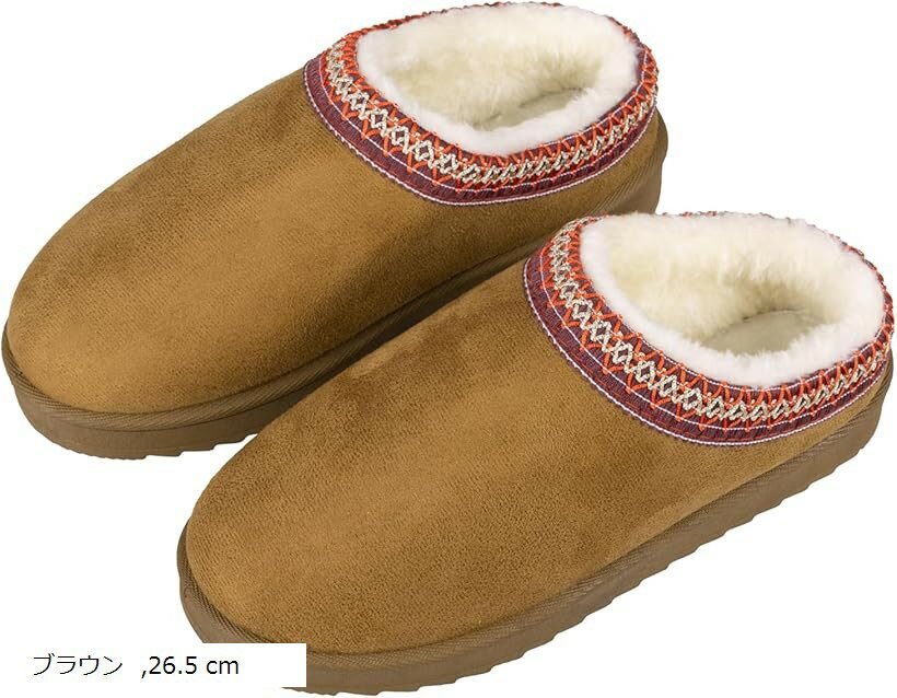 バリエーションコード : 2buss11fo4商品コード2busso4q5i商品名サボサンダル 厚底 もこもこ ボア付き スッポリン レディース靴 25～27cm 大きいサイズ専門 厚底 ムートン 室内外兼用 北欧風ブランドD．Stomoカ...