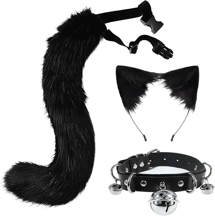 バリエーションコード : 2buc8o9x2l商品コード2buc8o8u5o商品名猫耳 しっぽ チョーカー 3点セット カチューシャ ワイヤー入り尻尾 コスプレ 衣装 仮装 ハロウィン パーティー 文化祭 学園祭ブランドドナリーカラーブラッ...
