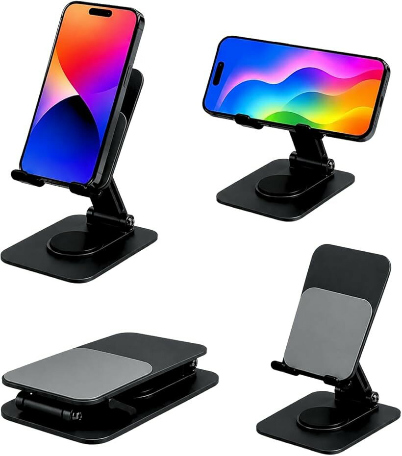 バリエーションコード : 2brtudd4vd商品コード2brtuxdvs8商品名iphoneスタンド スマホスタンド 卓上 金属製 安定 折りたたみ 360度回転 スマホホルダー 滑り止め 角度調整 高さ調整 stand holder i...
