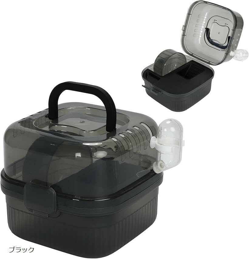バリエーションコード : 2buwpu5tpk商品コード2buwpuh8ci商品名ハムスター キャリー ケージ 小動物 持ち運び おでかけ ケージ 移動用 チンチラ 滑車＆給水器付きブランドNeutral Zenithカラーブラック「おでか...