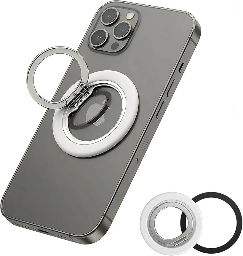 商品コード2brt5okwyx商品名スマホリング マグネット 360°回転 マグセーフ リング 2025最新軽量 Magsafe スタンド 超強力磁気 横/縦置き角度調整 着脱式スマホリング iPhone 17 16 15 14 13 12...