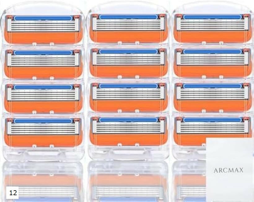 バリエーションコード : 2bu5o93ugw商品コード2b9qqoxt2o商品名互換品日本企業 ジレット用 替刃 互換 5枚刃 プロシールド用 プログライド用 フュージョン用 2025年版 12ブランドARCMAXカラーブルー「互換性」ジ...