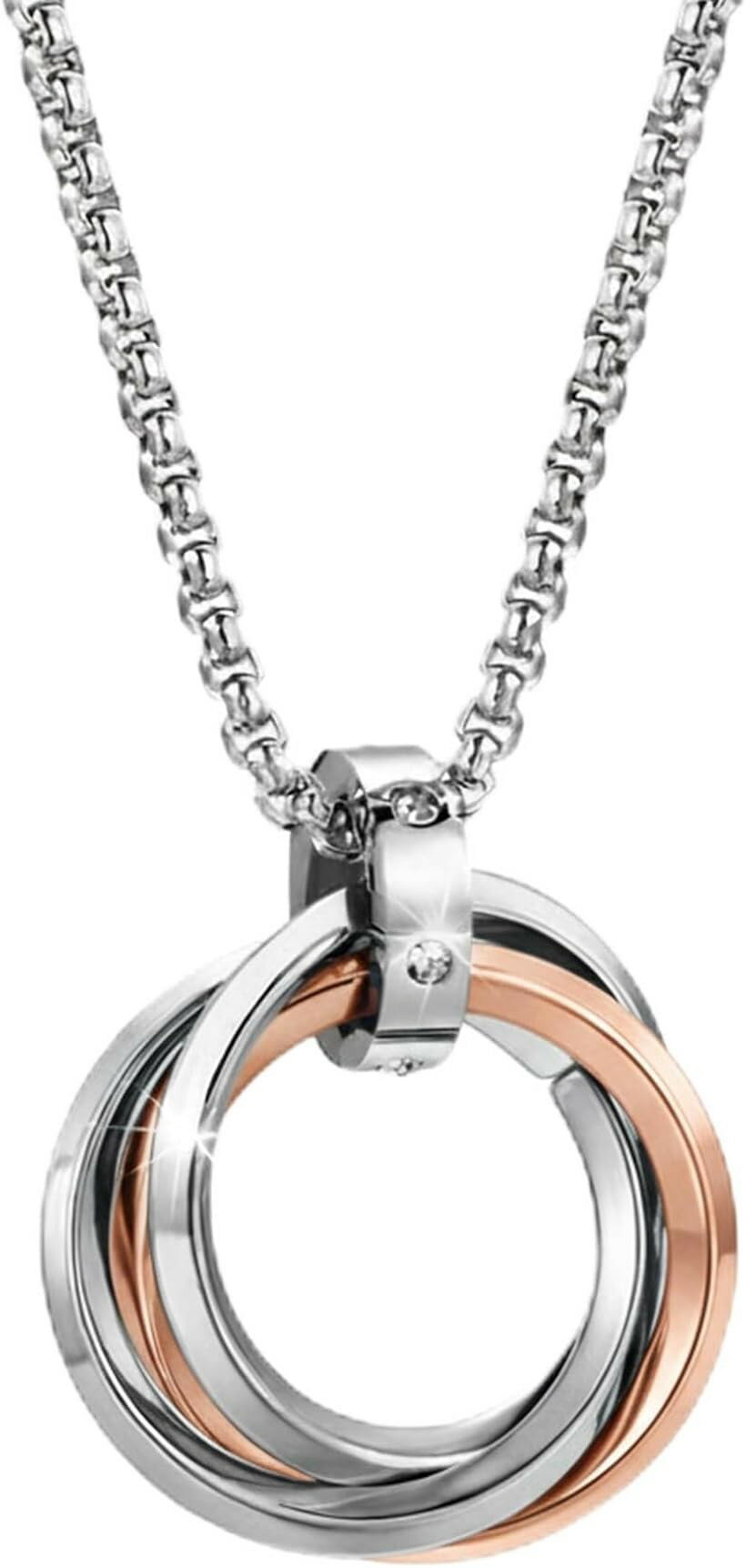 商品コード2bugl9tfdl商品名2WAYで魅せる サングラスホルダー メガネホルダー ネックレス メンズ レディース 3連リング ジルコニア ペンダント 長さ60cm 金属アレルギー対応ブランドCREATERA（クレアテラ）カラーシルバ...