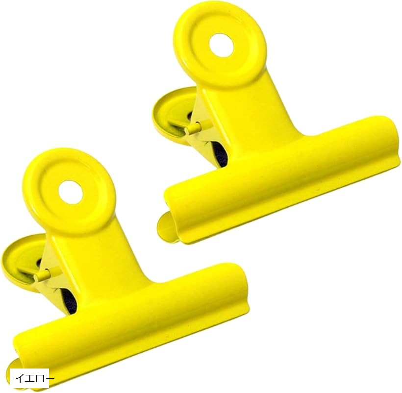 バリエーションコード : 2br9hr2g4u商品コード2br9hxw6ng商品名目玉クリップ ビッグ 強力 ブックストッパー 袋止め 幅広ブランドideamallカラーイエローサイズ等9cm「商品特徴」一般では入手困難な超特大サイズを採用...