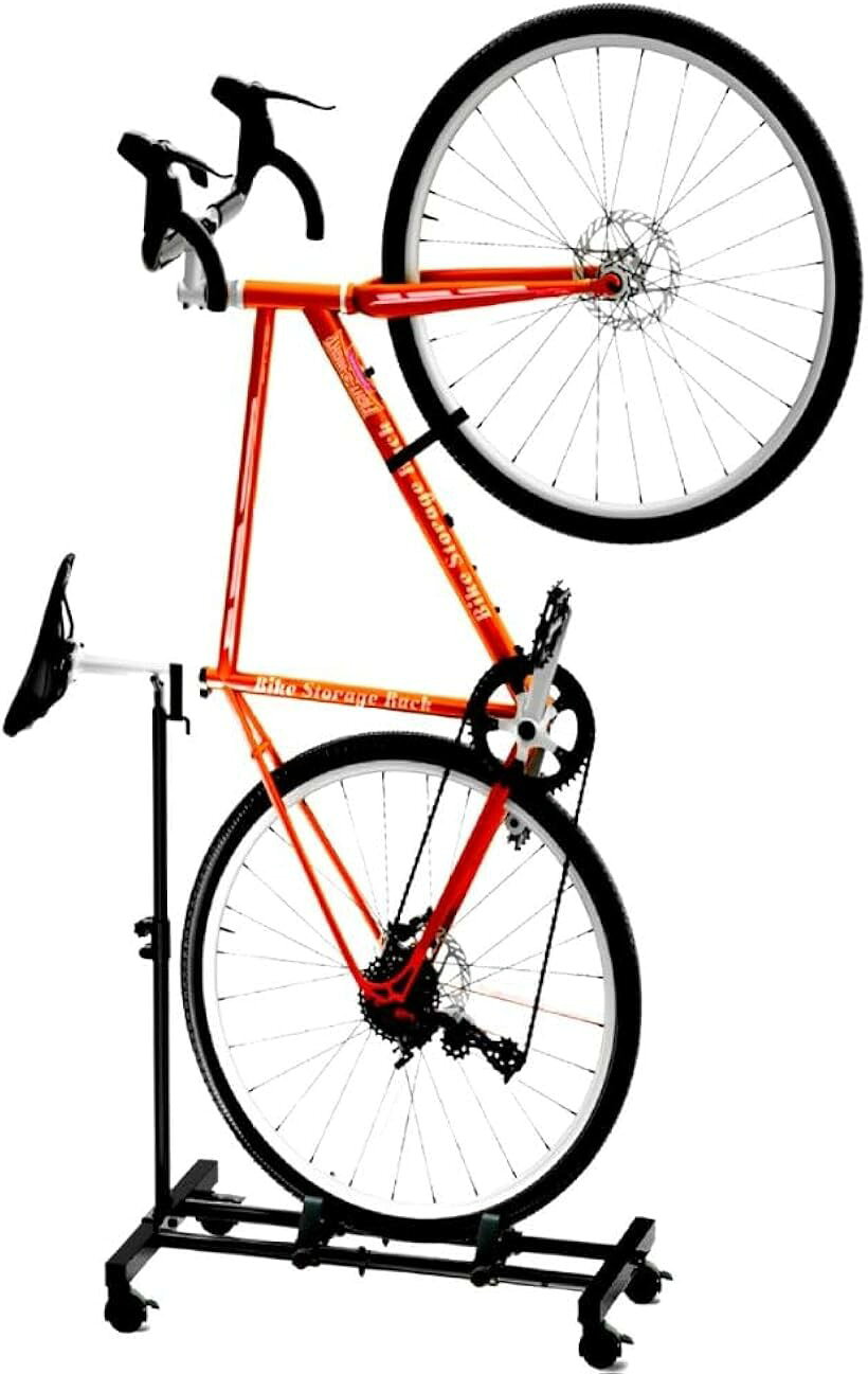 商品コード2brtx4noip商品名自転車スタンド 直立式 高さ調整可 室内用 キャスター付き 省スペース収納ブランドone+lifestyle「移動自在」360度回転するロック付きキャスターを搭載し、室内外問わずスムーズに移動可能。しっか...