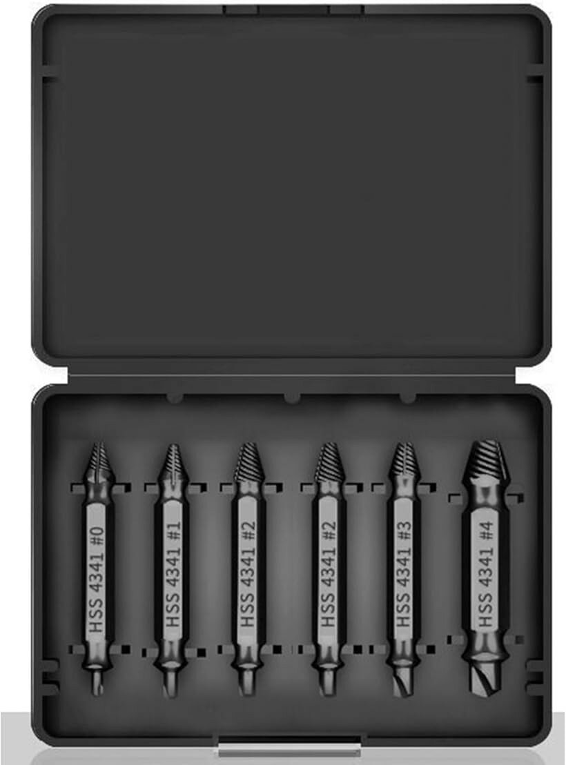 商品コード2brorci54t商品名ネジはずしビットセット 6本組 なめたネジ外し ネジ取りビット エキストラクター HSS鋼 修理工具 つぶれたネジ ボルト ナット取り外し用 ドライバービット対応ブランドAnMIST＊ なめたネジやつぶれ...