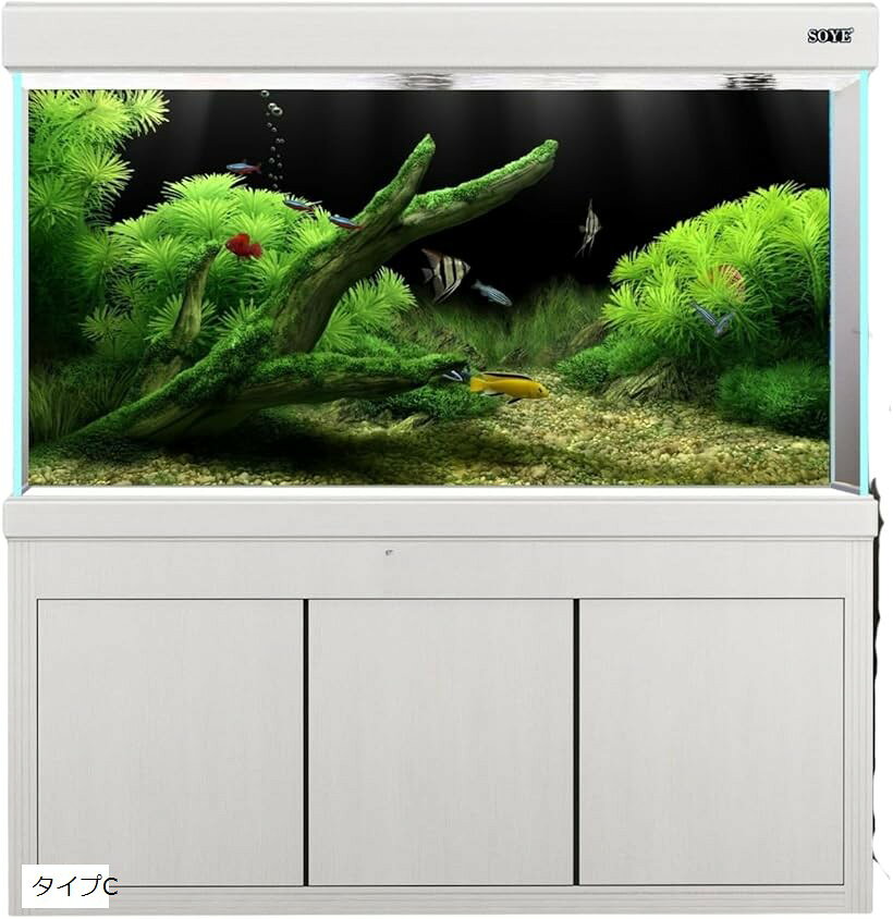 バリエーションコード : 2brfx4i3uf商品コード2brfxufrul商品名水槽用 バックグラウンド ステッカー 3D効果 60x30cm PVC 自己粘着ブランドlulubelleカラータイプC「 立体水草デザインで没入感ある水中空...