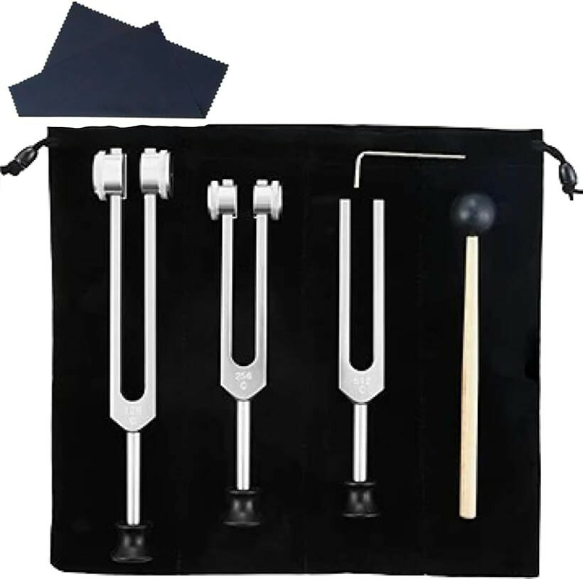 商品コード2brw4f904t商品名クリスタルチューナー 音叉 128Hz 256Hz 512Hz セット 瞑想 水晶 マレット 台座 ベース ポーチ付きブランドAilunate128Hz・256Hz・512Hzの3種類の音叉がセットになっ...