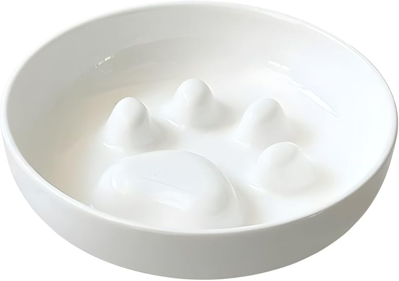 バリエーションコード : 2brc0d0uuq商品コード2brc042oxf商品名陶器製 フードボウル 水入れ 犬猫兼用食器 早食い防止 ダイエット 吐き戻し対策 健康管理 ごはん皿 お手入れ簡単ブランドRENASYSカラーホワイト「早食い...