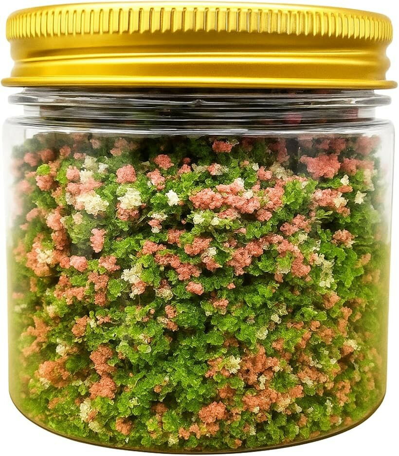 商品コード2bulottyuu商品名ジオラマ パウダー ミニチュア お花畑 草 花 桜 ピンク 工作 装飾ブランドAll Trust「一瞬で春爛漫。リアルな桜の表現が可能」桜やピンク系の花を再現したパウダー（ミニチュアフラワー）は、ジオラマ...