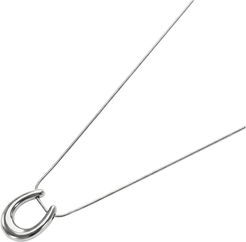 バリエーションコード : 2brdqvc48p商品コード2brdqxyr03商品名馬蹄 ネックレス シルバー レディース サージカルステンレス ホースシュー スネークチェーン ケース付きブランドCrossmarbery(クロスマーベリー)カ...