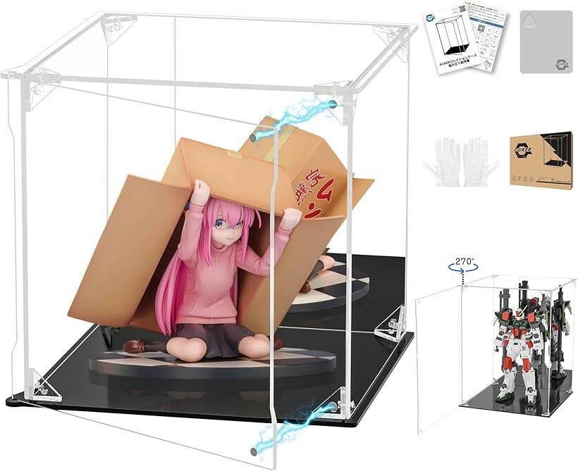 バリエーションコード : 2b9od930d1商品コード2br3ygp1n4商品名フィギュアケース UVカット アクリルケース マグネット付き 前扉 コレクションケース ディスプレイケース ショーケース 組み立て式 防汚れ 手袋 クリーニン...