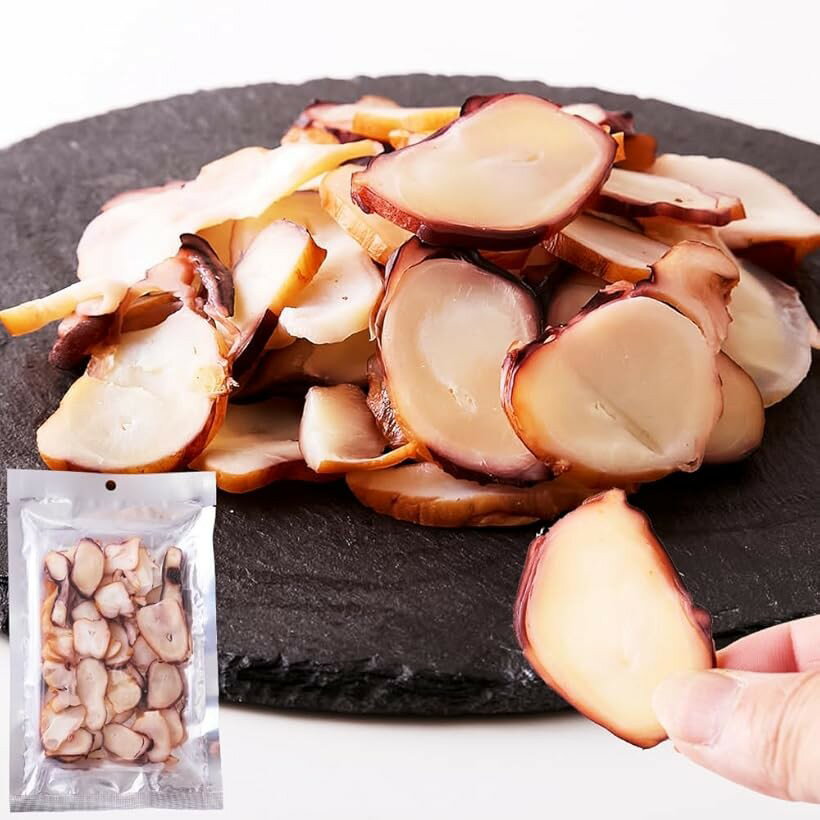 商品コード2brt5uf61h商品名いかの燻製スライス 100g たこ風味 いかくん イカ 烏賊 おつまみ 食品 酢だこ風味 甘酸っぱい 燻製 お酒のお供 おやつ 珍味 イカ珍味ブランド天然生活「たこのようで、実はいか..」程よい弾力に燻製...