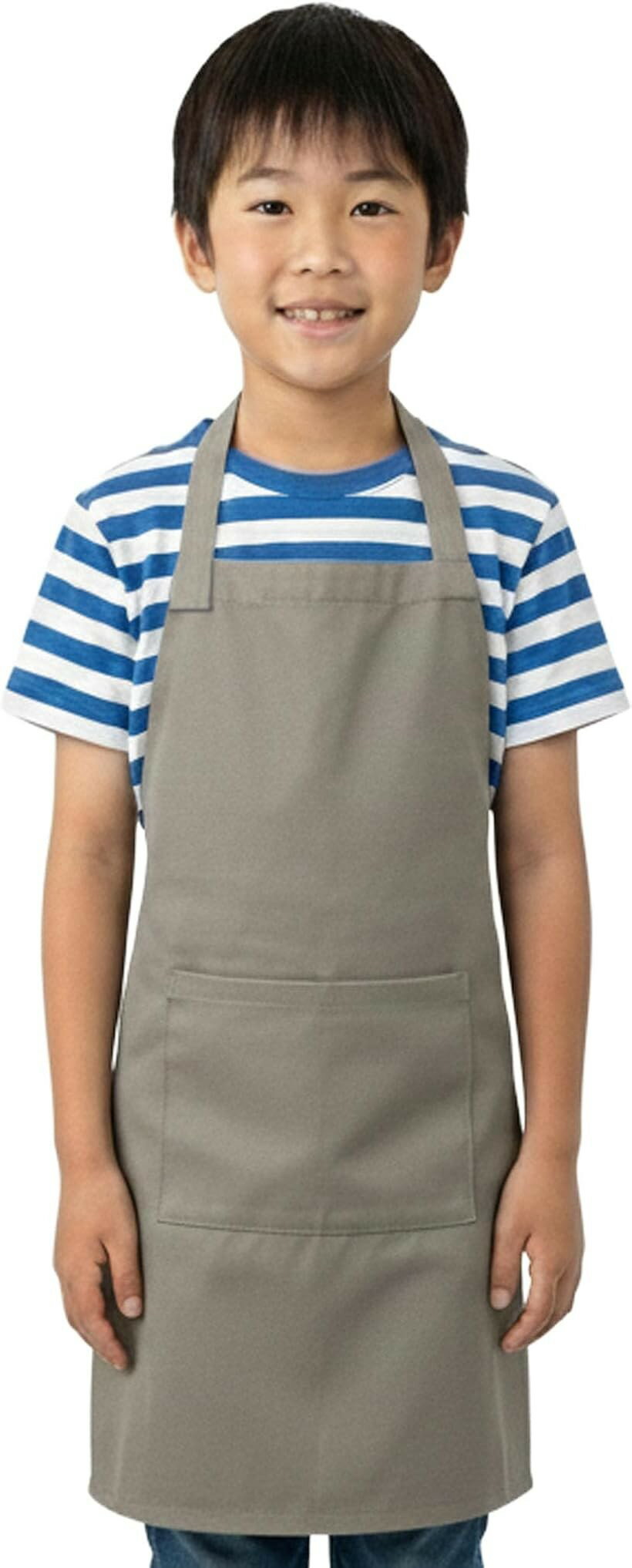 バリエーションコード : 2br3o18hv9商品コード2br3o2u0si商品名子供用エプロン シンプル 無地 男女兼用 前ポケット付き お手伝い 料理 工作 給食当番ブランドARASAWAカラーグレージュサイズ等M毎日のお手伝いがもっと...