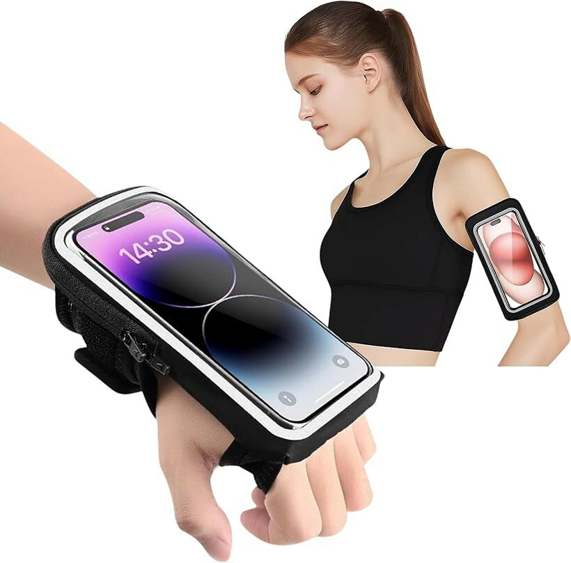 バリエーションコード : 2buq6ght2l商品コード2budhit35v商品名スマホ アームバンド ランニング用 ポーチ 防水 防汗 軽量 揺れない 夜間反射 手のひら 腕 手首 6.8インチ対応ブランドEast Leafカラーブラック...