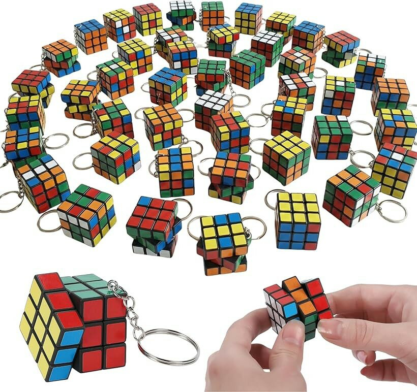 商品コード2br8sq8g29商品名遊びながら考える力を育てる ミニキューブパズル 知育玩具 立体パズル キーホルダー付き イベント 景品 子供会 学校行事向け 50個セットブランドAZNABLE「遊びの中で思考力を刺激」 色を揃える立体構...