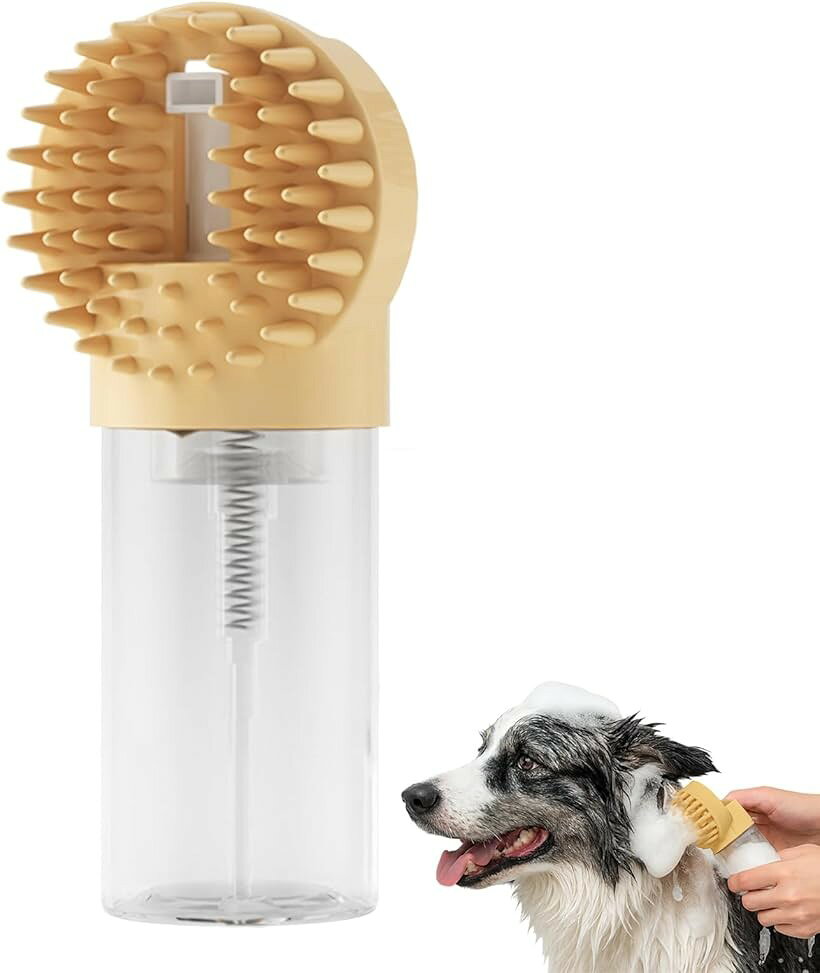 バリエーションコード : 2bulig6i1y商品コード2bulivw4ri商品名犬 シャンプーブラシ 泡立て器 お風呂 ペット シリコン 猫 うさぎブランドFISH-BOMBカラーイエローサイズ等中犬や猫のお風呂タイムを快適に。泡立て器付...