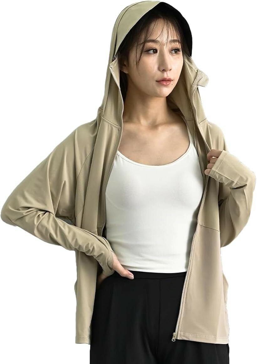 バリエーションコード : 2buijh53tt商品コード2buij2p68t商品名ラッシュガード レディース パーカー UVカット つば付き 取り外し可能 UPF50+ 指穴付き 軽量 接触冷感 薄手 日焼け止め 長袖 自転車 通勤 通学 ...