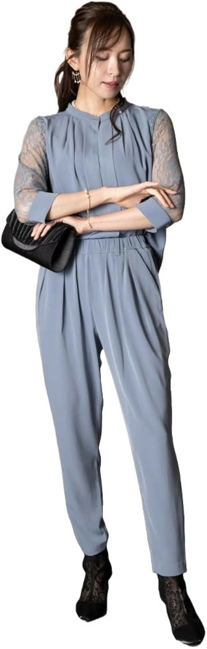 バリエーションコード : 2bu2vwh2rk商品コード2bu2vxrfq6商品名スリーブレース切り替えパンツドレス セットアップ 上品 おしゃれ 結婚式 二次会 入学式 卒業式 軽い生地 ゴールド留め具 袖カフス 洗練 上品 きれいめドレ...