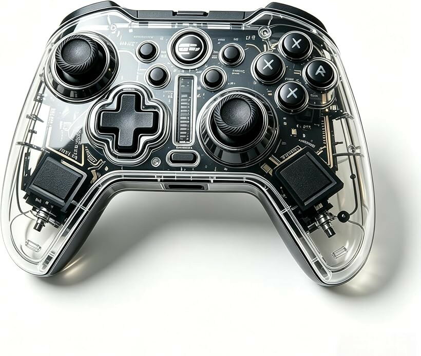 バリエーションコード : 2brgx1inw4商品コード2brq9kdu4s商品名switchコントローラー 2026年モデル pcコントローラー 透明素材 大容量バッテリー TURBO自動連射機能 マクロ機能 背面ボタン付き 6軸ジャイロ...