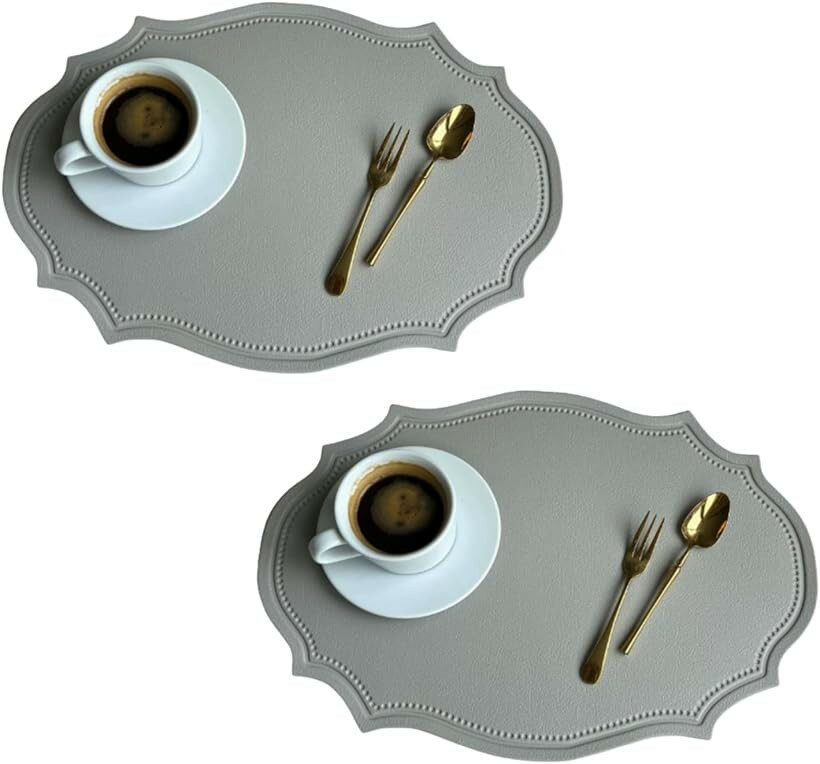 バリエーションコード : 2brchxv6r9商品コード2brchsokoo商品名ランチョンマット 2枚セット 楕円 PUレザー 洗える 撥水 防汚 防水 北欧 おしゃれ フェイクレザー プレースマットブランドkaocoカラーグレーサイズ等...