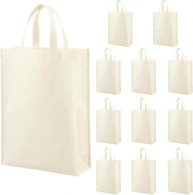 バリエーションコード : 2b4dlk43fp商品コード2brd35h4cx商品名不織布 手提げ袋 バッグ ラッピング エコバッグ オフィス ショップ 厚手 縦 横 A4ブランドSweet Plusカラー縦12枚/クリームサイズ等25cm ...