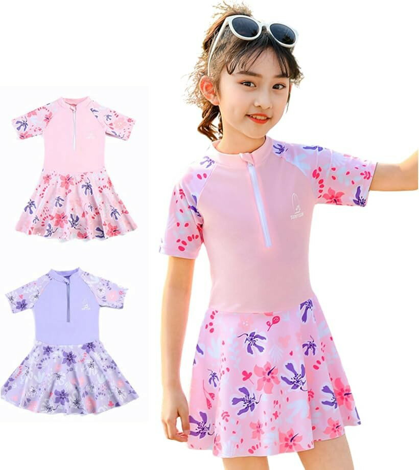 バリエーションコード : 2brgj5stcf商品コード2brgj03udc商品名女の子 ワンピース 水着 花柄 キッズ インナーパンツ付き UVカット 紫外線対策 露出防止 海・プール対応ブランドmangokingカラーピンクサイズ等14...