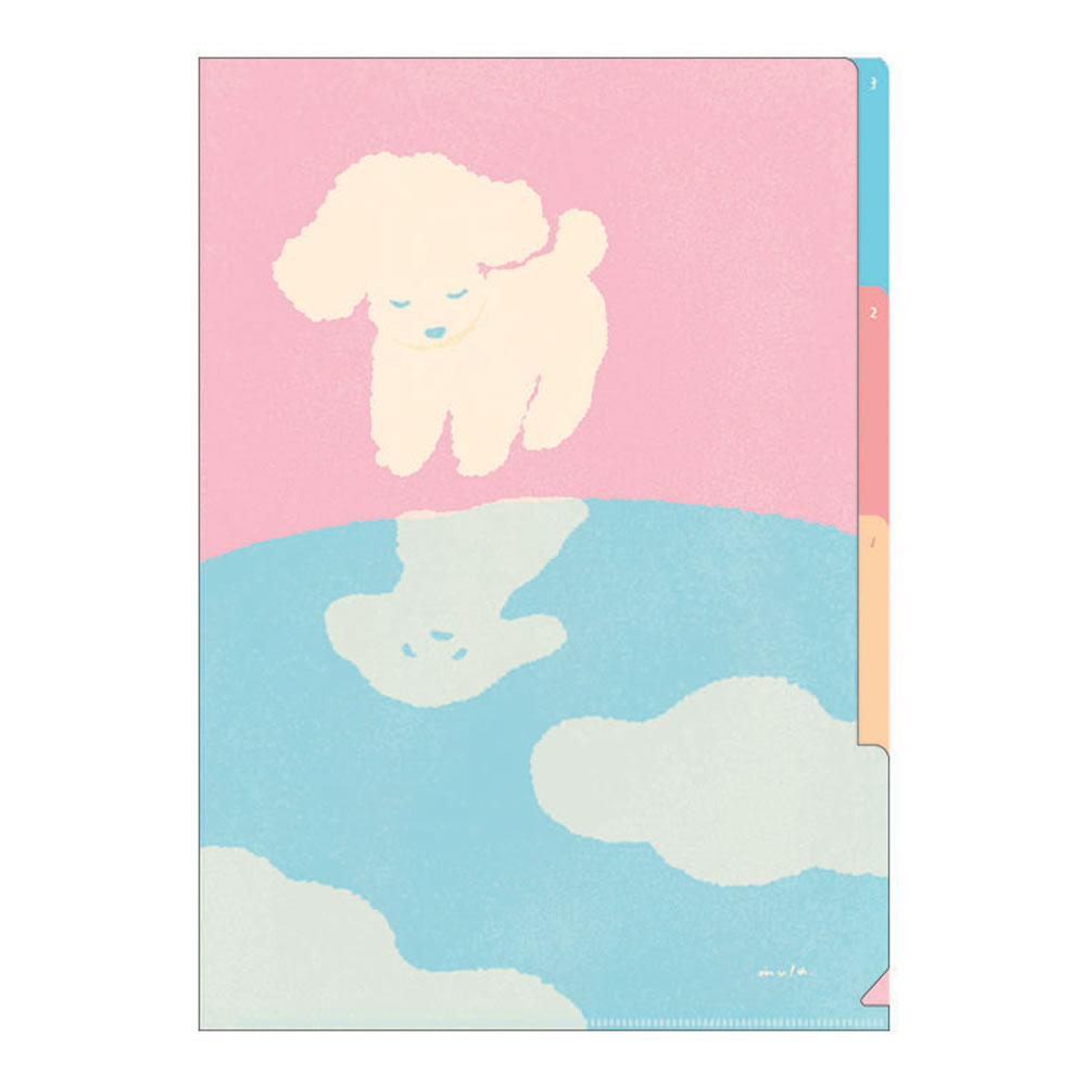 商品の特徴 大切なプリントや書類を折らずに収納できるA4サイズのクリアホルダー。 仕分けに便利な3ポケットタイプです。 1枚目に紙を差し込むとイラストが浮き上がって見えます。 ■mula 何気ない日常をやさしくあたたかい世界観で描く、猫が大...